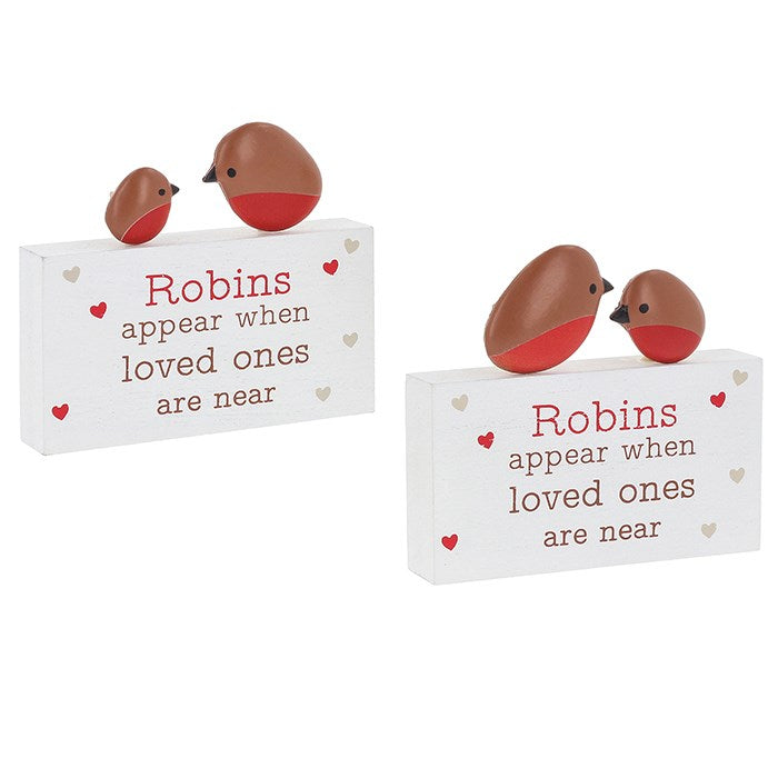 Robins Appear Table Plaque – Duffy and Porter