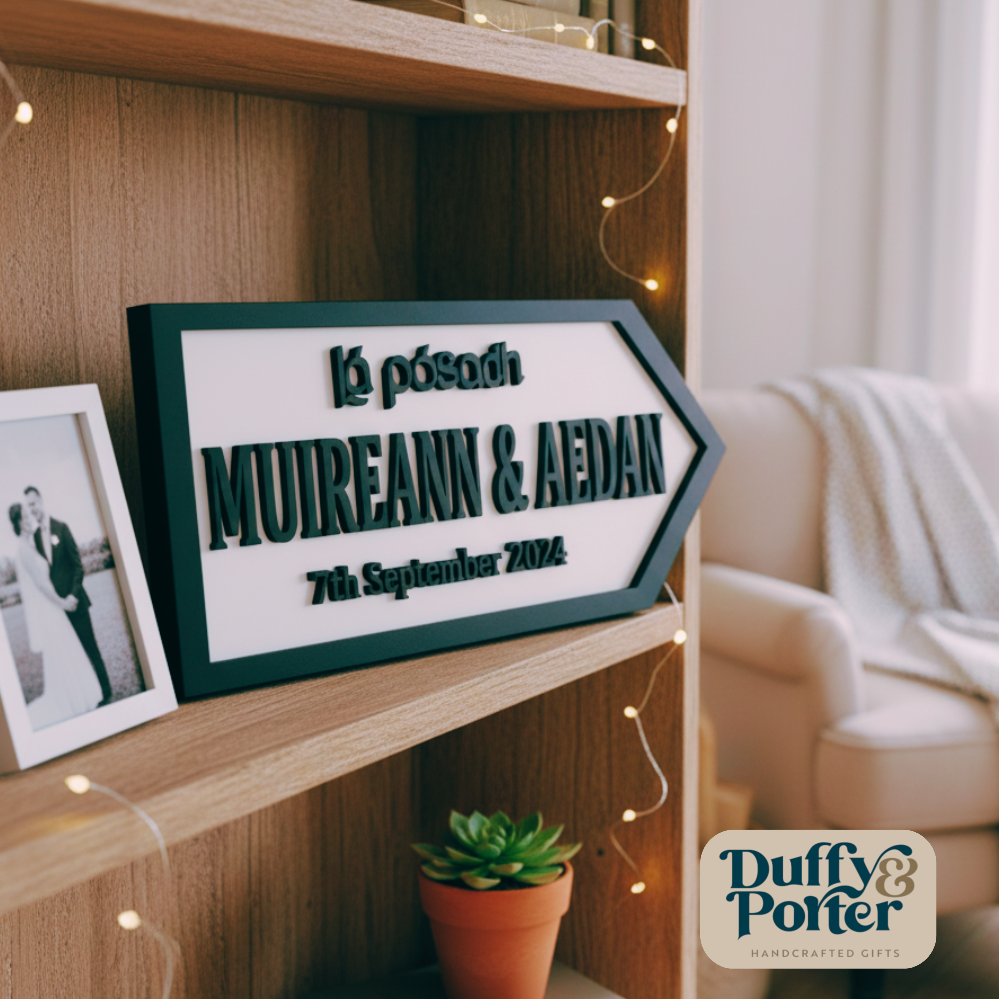Irish Road Sign Wedding Customised – Duffy and Porter